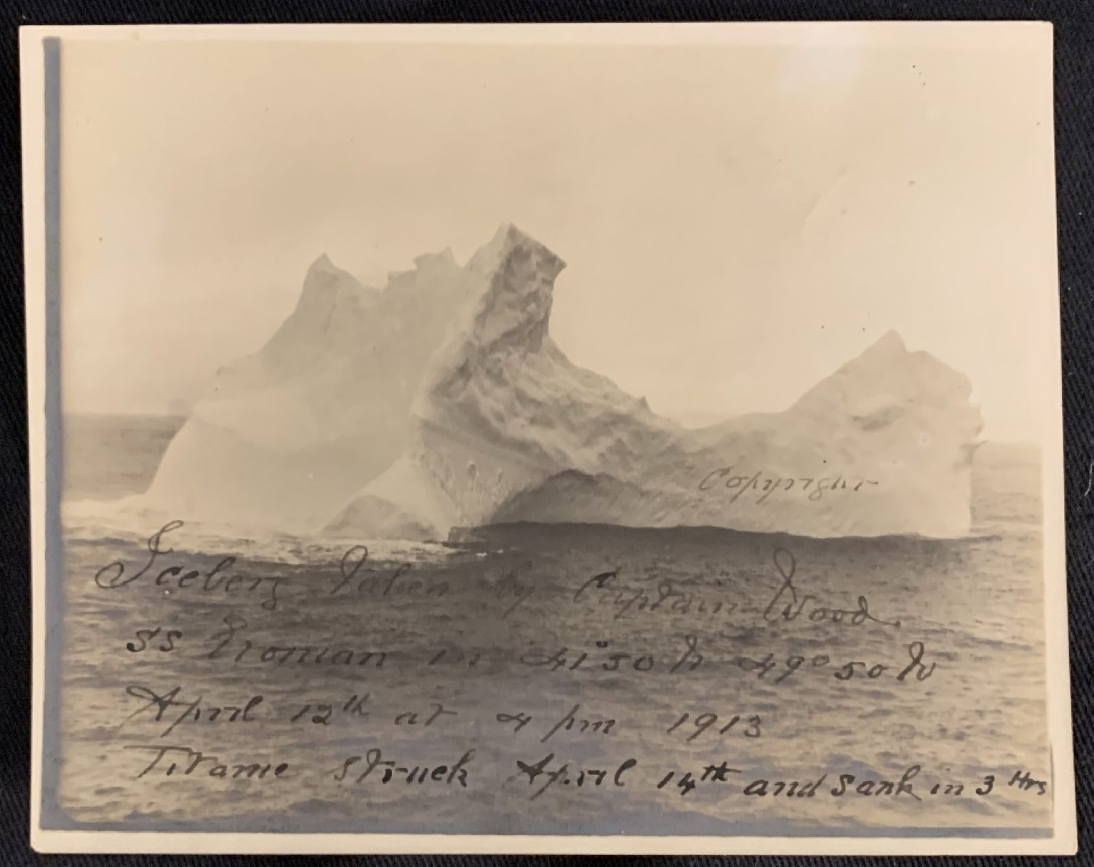 Is This A Photo Of The Iceberg That Sank The RMS Titanic? - Geek Slop