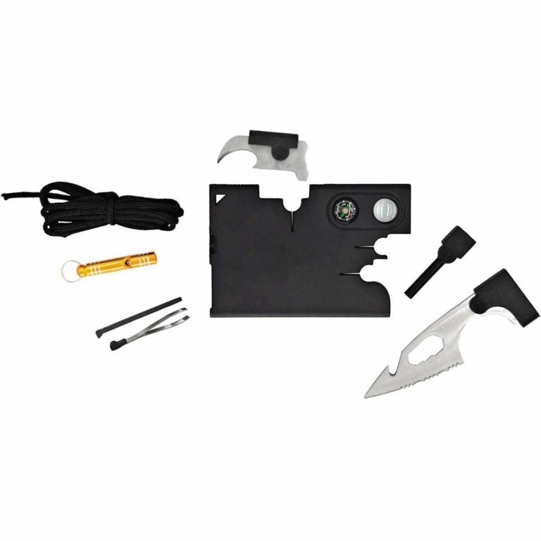 18 In 1 Survival Tool On A Card - Credit Card Sized Survival Tool