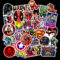Marvel And DC Stickers - 50 Pc Waterproof Superhero Stickers