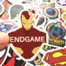 Marvel And DC Stickers - 50 Pc Waterproof Superhero Stickers