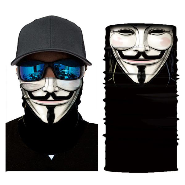 Anonymous Face Mask - Anonymous Guy Fawkes Gaiter Balaclava