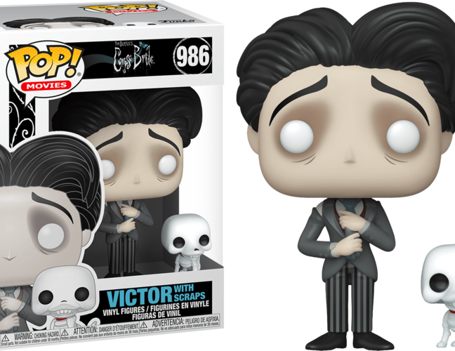 Corpse Bride Victor Van Dort Funko Pop! Vinyl Figure With Scraps - Geek ...