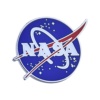 NASA Pin - Full Color Quality Raised Metal Enamel Pin With Official ...