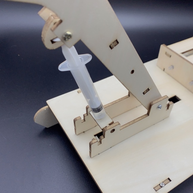 Hydraulics Model Kit - Wooden Hydraulic Excavator Model