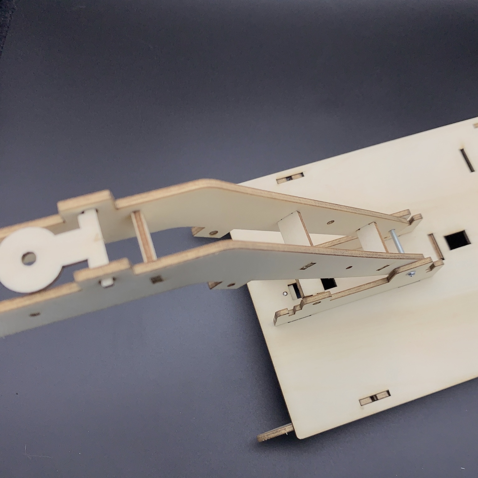 Hydraulics Model Kit - Wooden Hydraulic Excavator Model