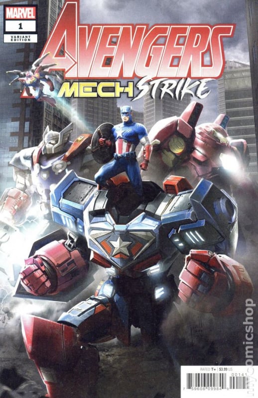 Avengers Mech Strike #1 Collector’s Pack (Original Cover + All Three ...