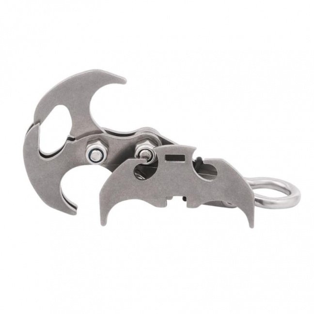 Stainless Steel Folding Gravity Claw / Mini Grappling Hook - Geek Slop ...