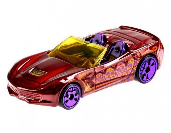 Hot Wheels Halloween Day Of The Dead Corvette Stingray - Geek Slop Online