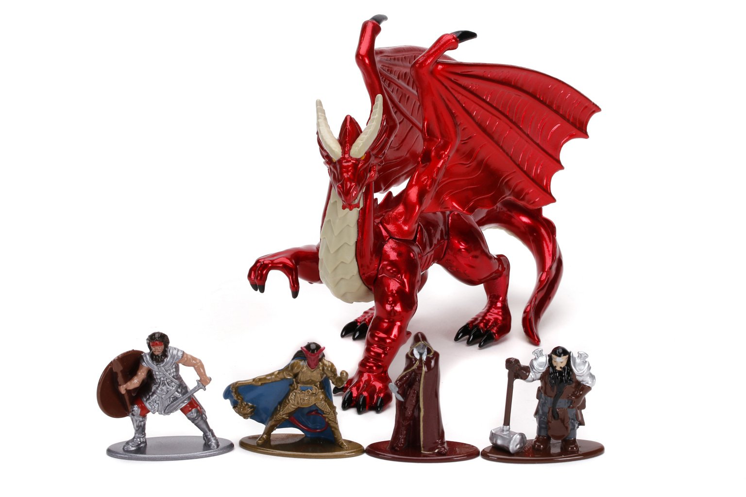 Dungeons & Dragons Nano MetalFigs Deluxe 5-Pack - DND Die-cast Painted ...