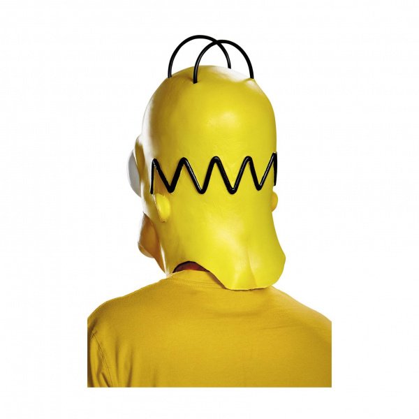 Realistic Homer Simpson Mask - The Simpsons Homer Adult Roleplay Mask ...