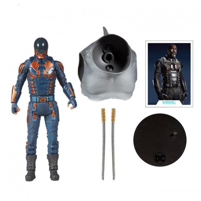 The Suicide Squad Movie Bloodsport Action Figure - DC Build-A Wave 5 ...