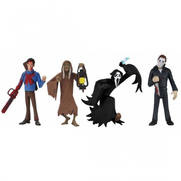 Scream Ghostface With A Knife Toony Terrors Series 5 6-Inch Scale ...