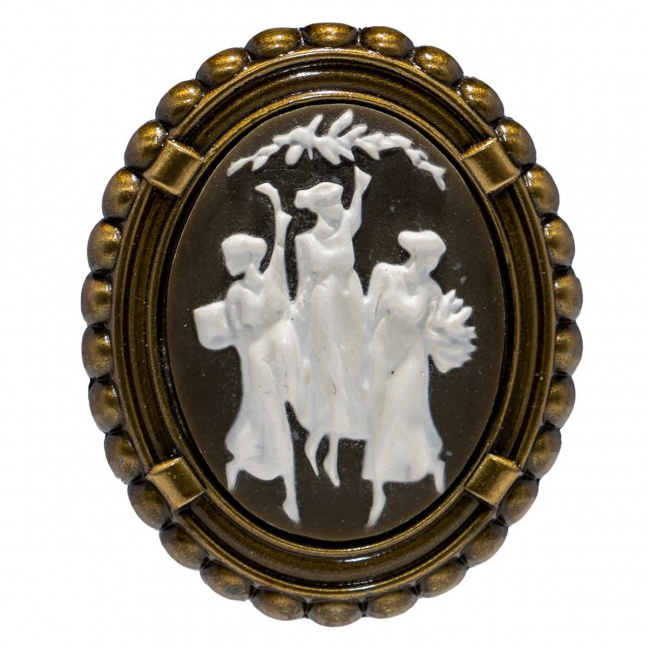 WandaVision Agatha Harkness Brooch And Necklace Prop Replica Set ...