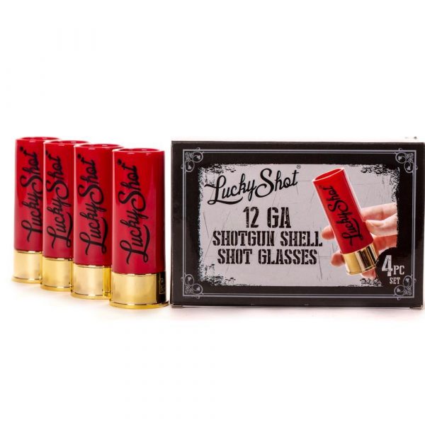 Shotgun Shell Shot Glasses (Set Of 4) - Geek Slop Online