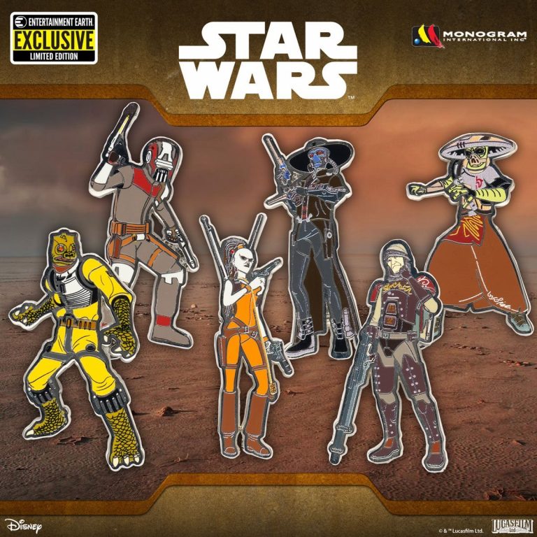 Star Wars Bounty Hunters Enamel Pin 6-Pack - Exclusive - Geek Slop Online
