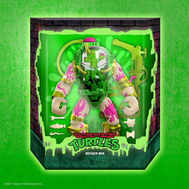 Teenage Mutant Ninja Turtles Ultimates Glow-in-the-Dark Mutagen Man 7 ...