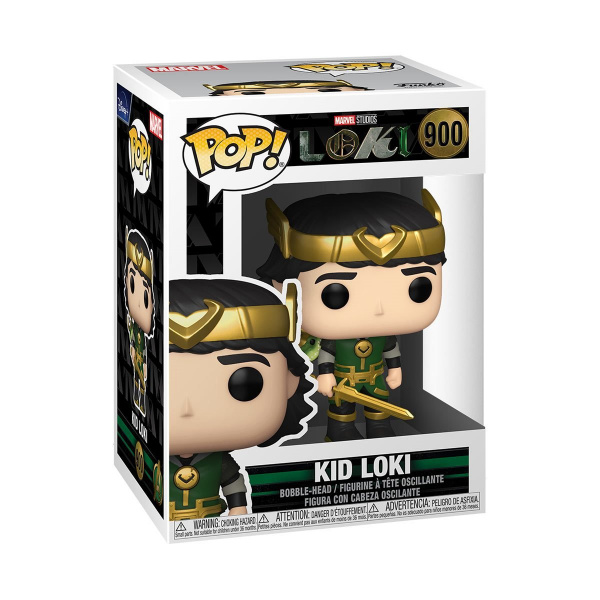 Loki Series Kid Loki Pop! Vinyl Figure #900 Bobble Head Funko Pop ...