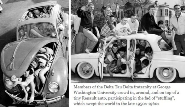 The Car Stuffing Fad Of The 1950's - Geek Slop
