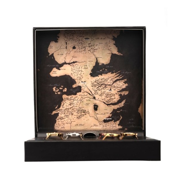 Game Of Thrones Houses Ring Set - 8-piece Adjustable Metal Rings With ...