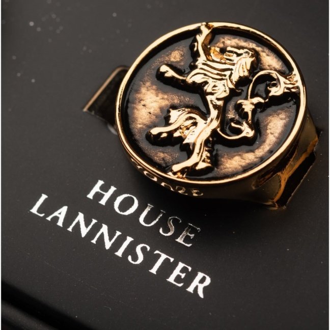 Game Of Thrones Houses Ring Set - 8-piece Adjustable Metal Rings With ...