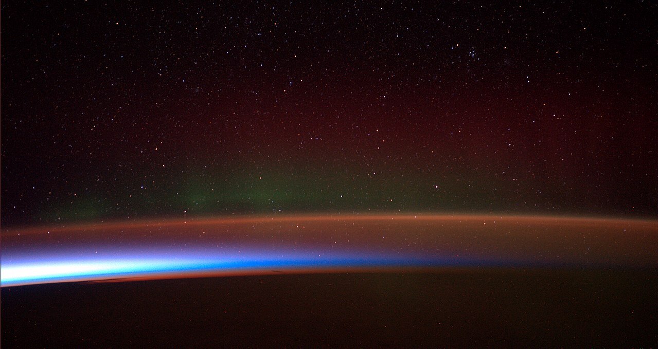 The Northern And Southern Lights (Aurora Borealis Or Aurora Australis ...