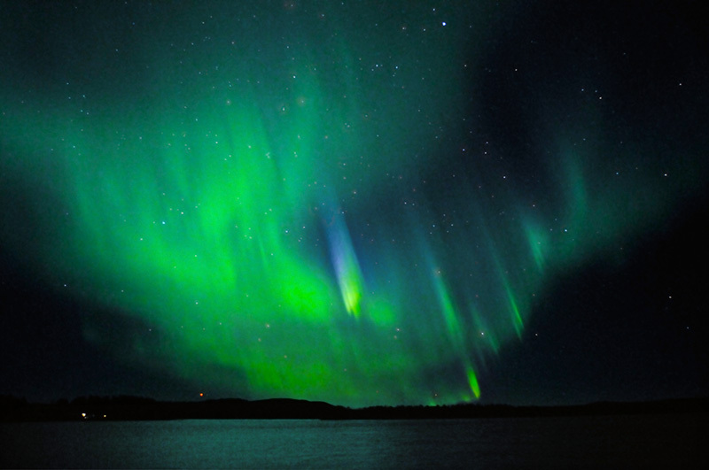 The Northern And Southern Lights (Aurora Borealis Or Aurora Australis ...