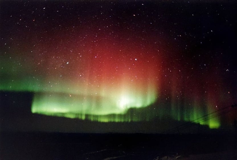 The Northern And Southern Lights (Aurora Borealis Or Aurora Australis ...