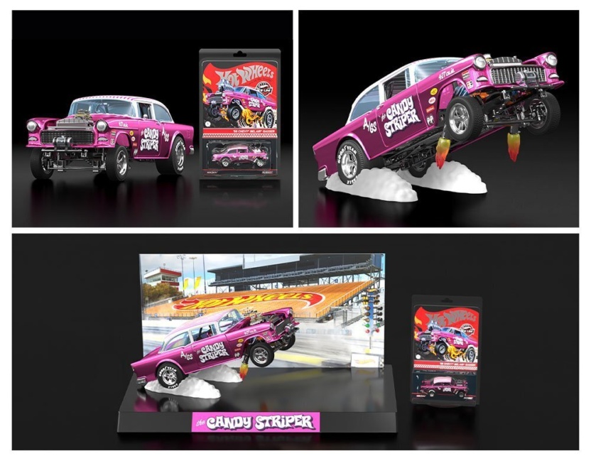 Check Out The Tasty “Candy Striper” ’55 Chevy Bel Air Gasser From ...